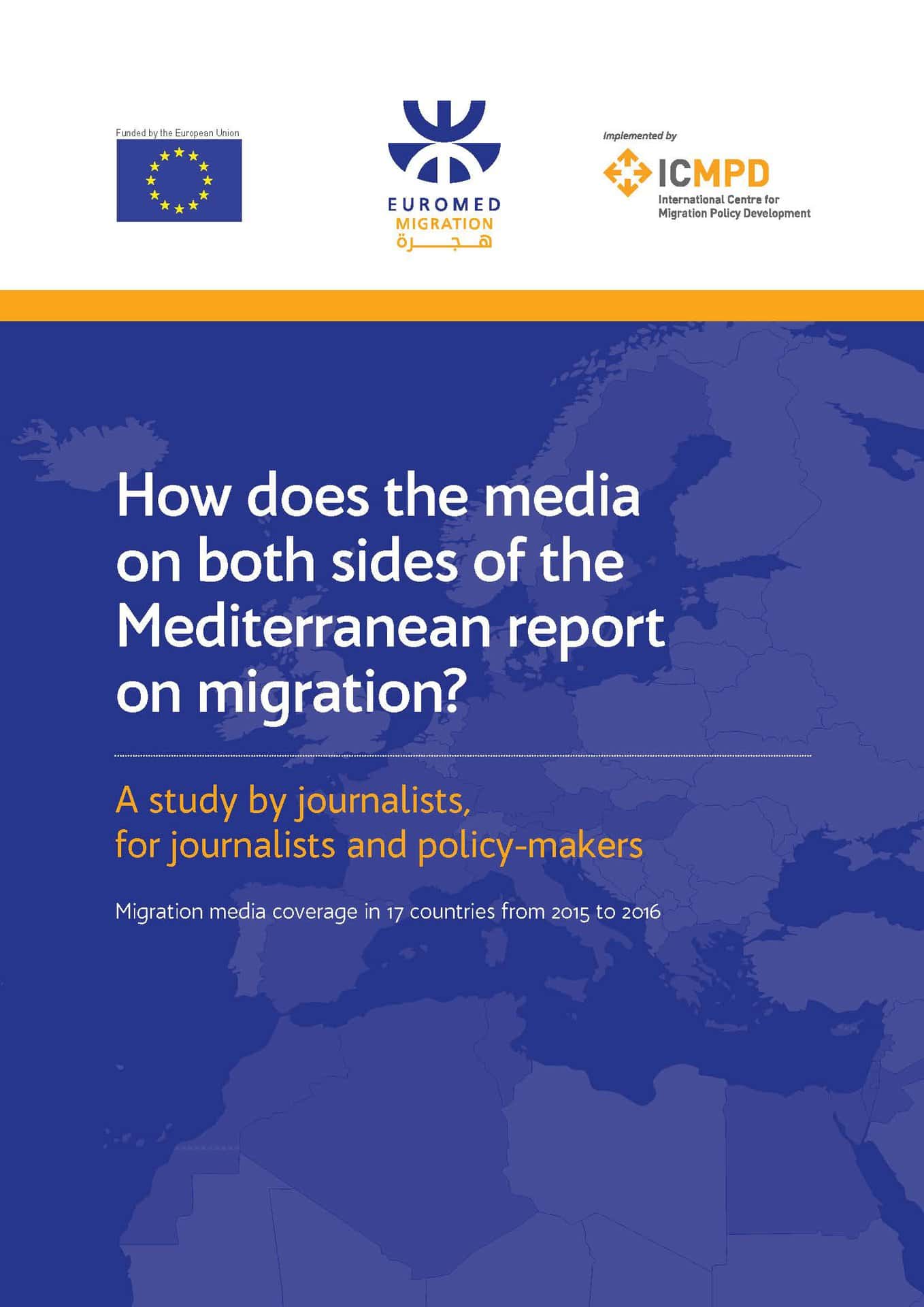 How do media on both sides of the Mediterranean report on migration?