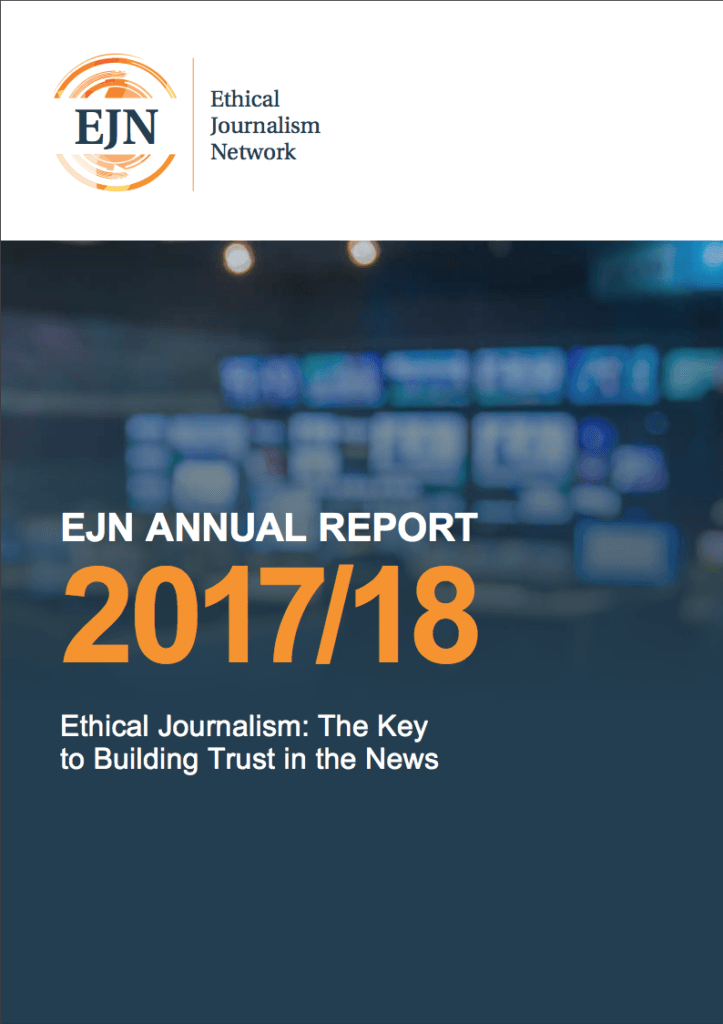 Ethical Journalism Network Annual Report 2017/18