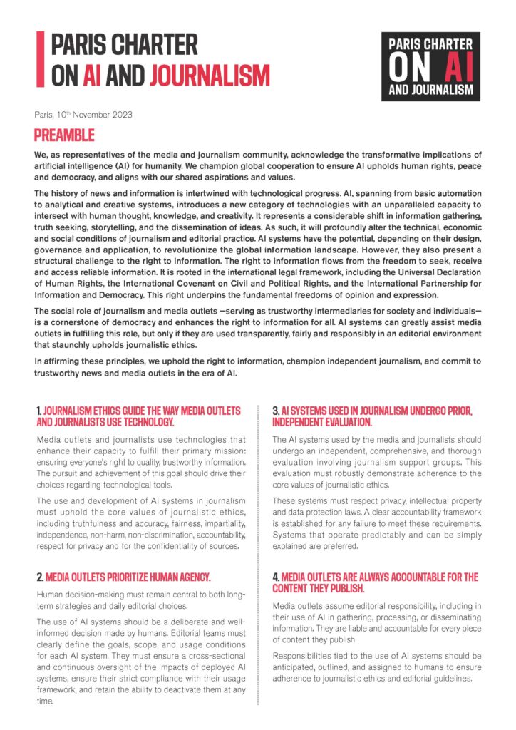 Education and Journalism: Making AI safe for humanity - Ethical Journalism Network